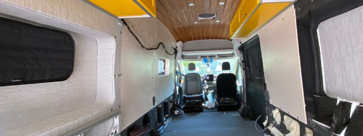 DIY Upholstered Wall Panels for Your Conversion Van